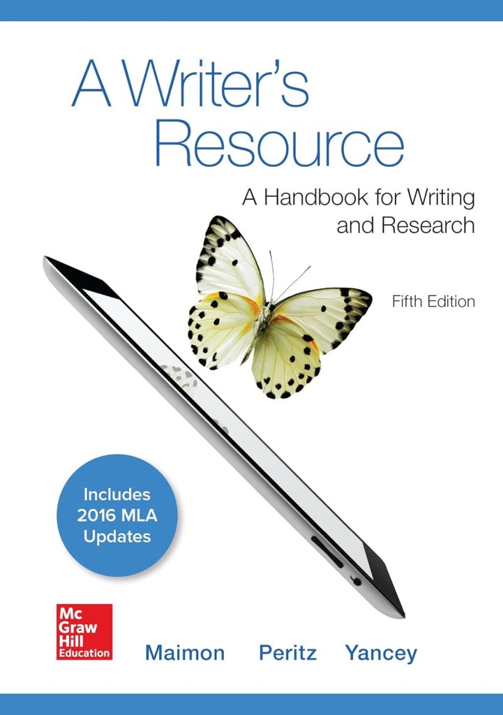 A Writer's Resource 5th Edition (Online Access) - Uni Textbook