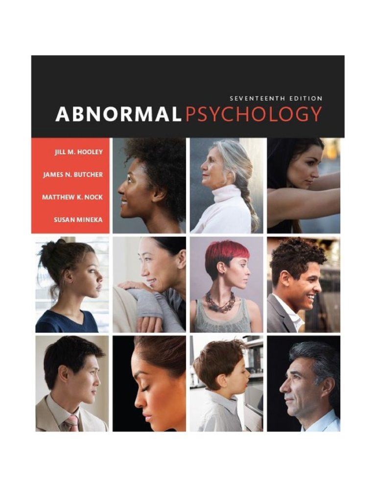 Abnormal Psychology 17th Edition (Online Access) - Uni Textbook