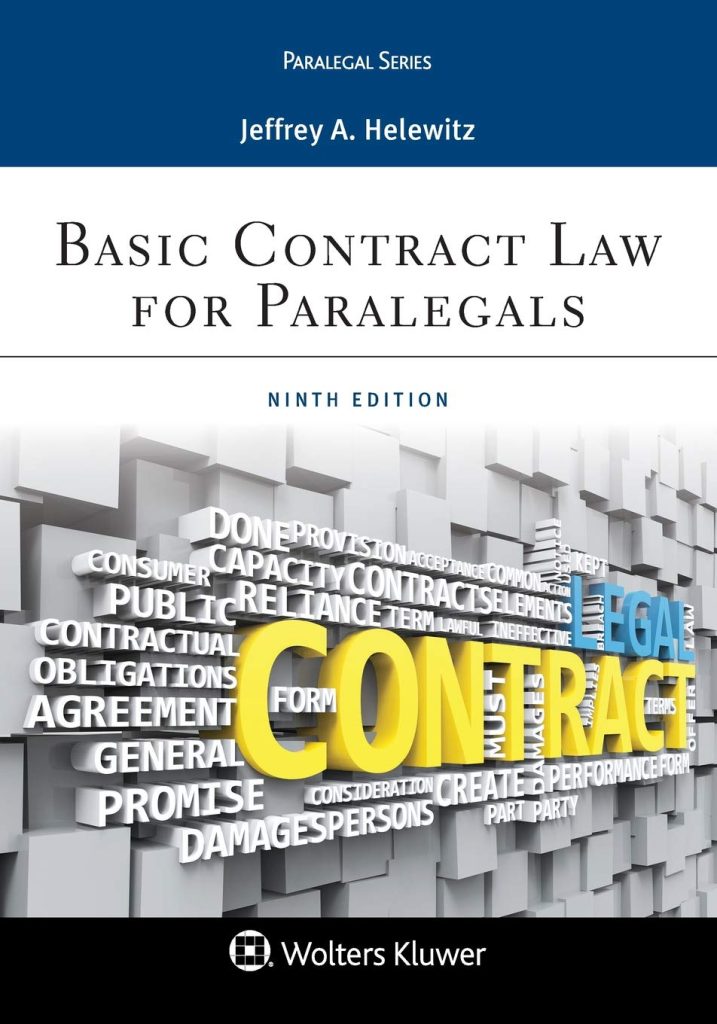 Basic Contract Law for Paralegals 9th Edition (Online Access) - Uni ...