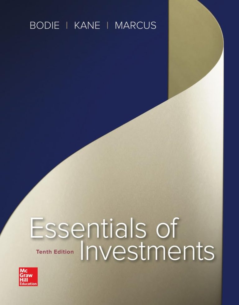 Essentials of Investments 10th Edition (Online Access) - Uni Textbook