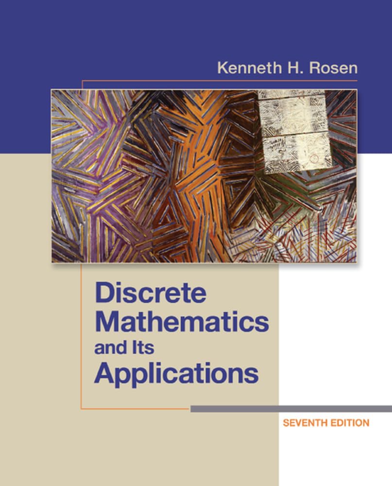 Discrete Mathematics and Its Applications 7th Edition (Online Access ...