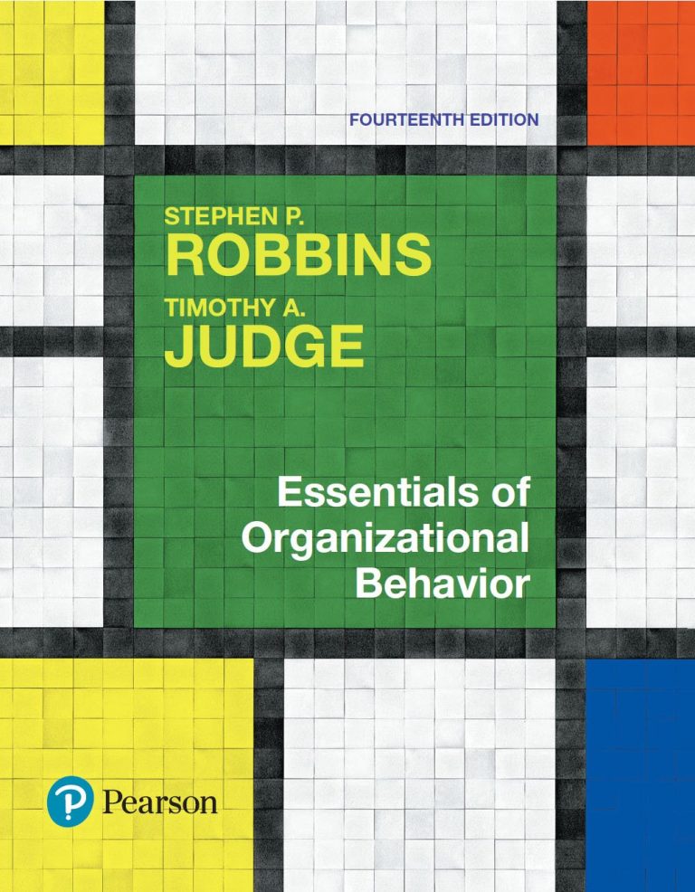 Essentials of Organizational Behavior 14th Edition (Online Access ...