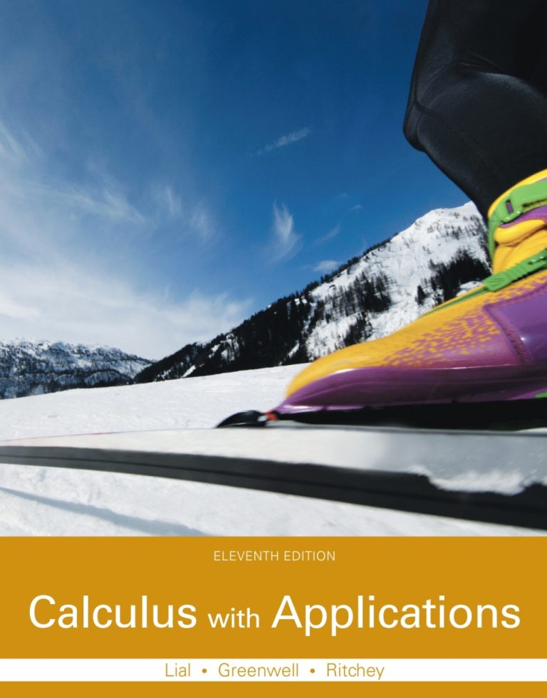 Calculus with Applications 11th Edition (Online Access) - Uni Textbook
