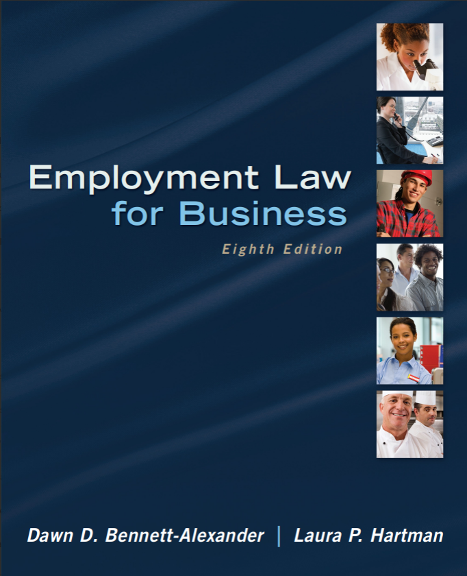 Employment Law for Business 8th Edition (Online Access) - Uni Textbook