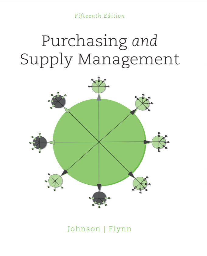 Purchasing and Supply Management 15th Edition (Online Access) - Uni ...